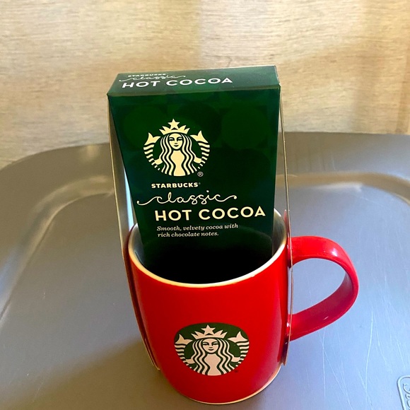 Starbucks | Kitchen | Starbucks Gift Set Hot Cocoa 2 Oz Coffee Mug ...